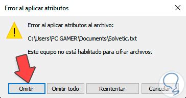 Activar O Desactivar EFS Sistema De Cifrado De Archivos Windows 10