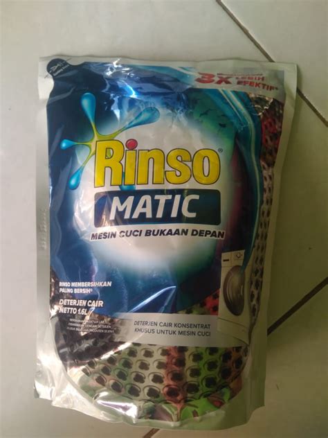 RINSO MATIC CAIR BUKAAN DEPAN FRONT LOAD 1 6 Liter DETERJEN CAIR
