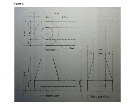 Solved Given The Figure Draw The Sections Of The Object Chegg