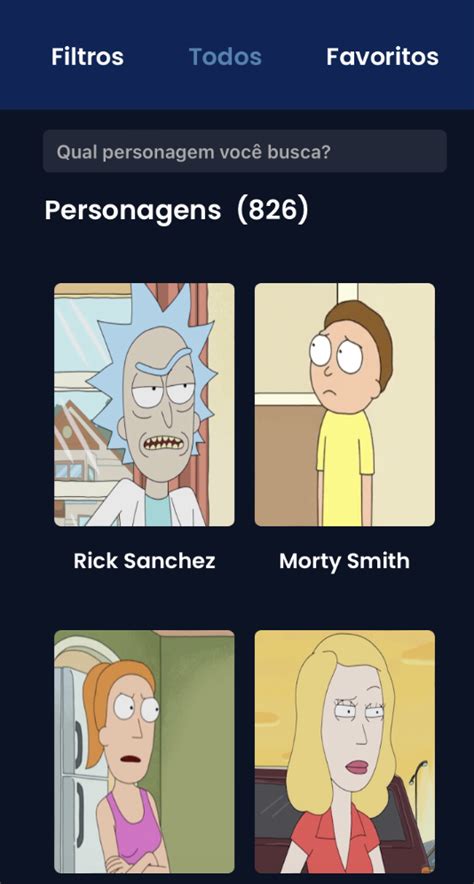 Github Cesarvargasjr Technical Test Rick And Morty Teste T Cnico