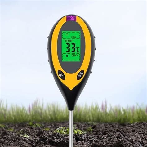 Xingfu Testeur De Sol 4 En 1 Soil Tester PH mètre Lumière Du
