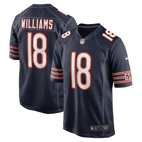 Chicago Bears Nike Home Game Jersey Nfl 2024 Draft First Round Pick