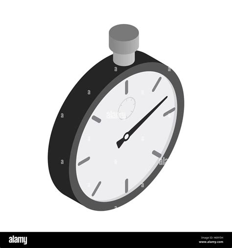 Stopwatch Isometric D Icon Stock Vector Image Art Alamy