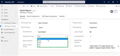 15 Clicks Or 1 Exportemailupload Microsoft Dynamics 365 Crm Reports