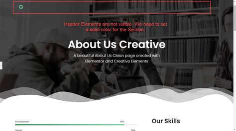 Making A Header Fixedsticky On Scroll With Elementor Creativo