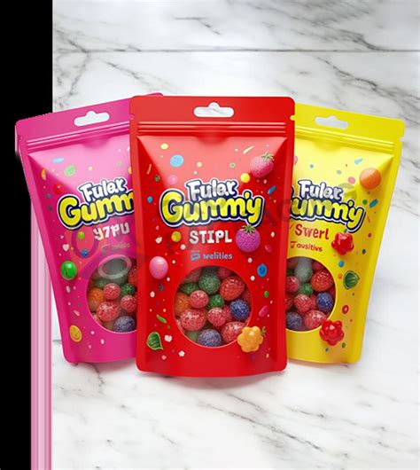 Custom Gummy Bags Oxo Packaging