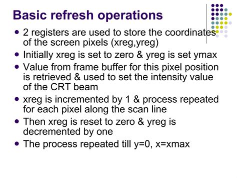 Lecture Rasterandrandomscansystems Ppt