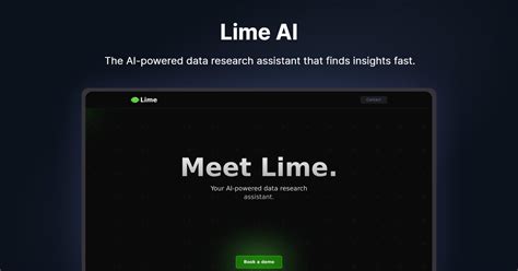 Lime Ai The Intelligent Data Research Assistant Powered By Ai Deepgram