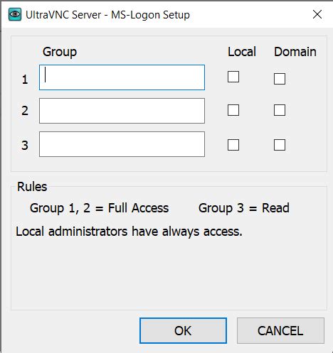 Ultravnc Server Configuration Ultravnc Vnc Official Site Remote
