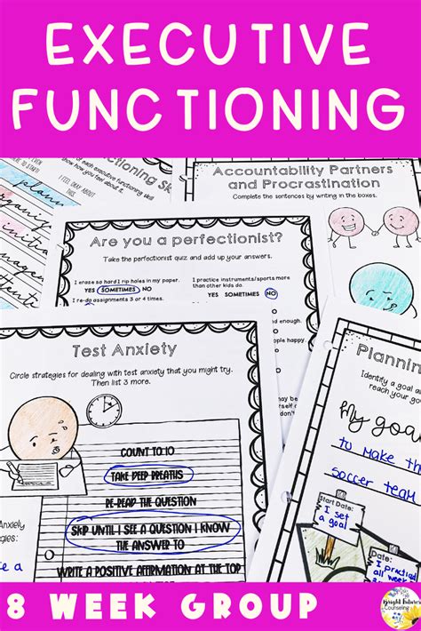 180 Executive Functioning Strategies And School Counseling Ideas To