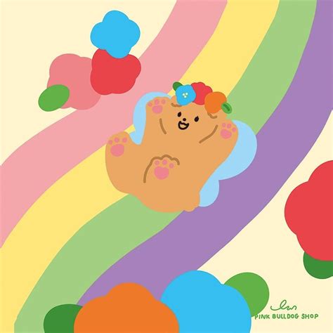 🎠핑크불독샵폴꾸스꾸다꾸탑꾸씰스티커 On Instagram 무지개 타는 트롤푸미 끝없는 무지개가 펼쳐진 트롤왕국으로 놀러오세요 ㅅ ⠀ 핑크불독샵 핑불샵