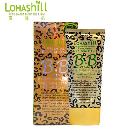 Lohashill露韩饰正品 猎豹时尚保湿补水裸妆遮瑕 裸妆美白bb霜花田小新