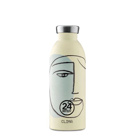 24 Bottles Clima 500ml Insulated Water Bottle White Calypso The