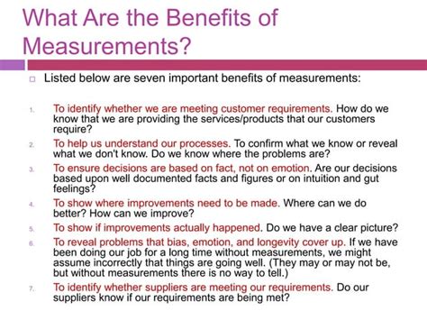 Lecture 4 Quality Performance Measurement Tools And Techniques Pptx
