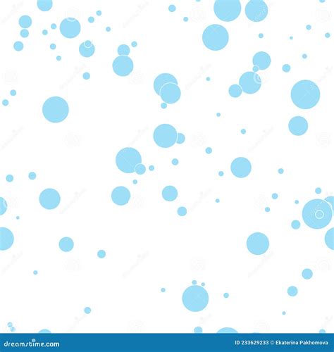 Seamless Abstract Background With Dots Circles Messy Infinity Dotted
