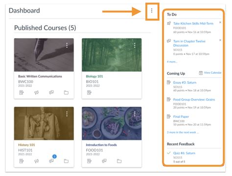 Customize Your Student Dashboard In Canvas