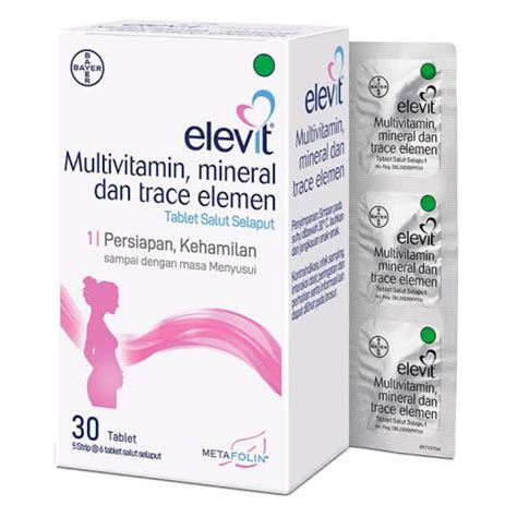 Jual Elevit Multivitamin Mineral 30 Tablet Shopee Indonesia