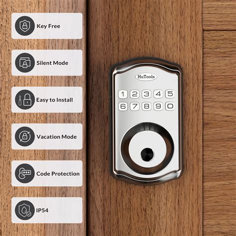 Smart Keypad Door Lock Fingerprint Entry Door Lock Deadbolt 20 Touch