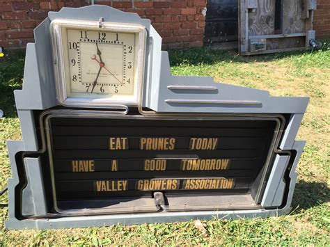 Vintage Neon Advertising Marquee Clock Obnoxious Antiques