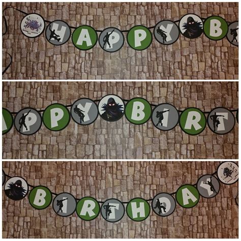 Fortnite Happy Birthday Banner