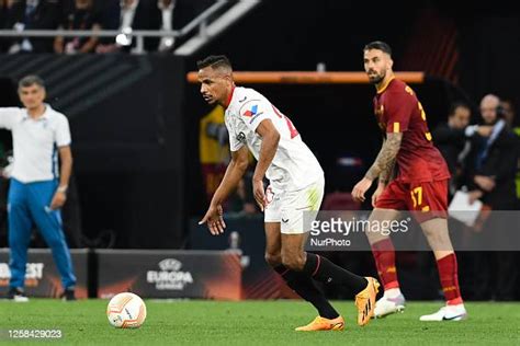 Fernando In Action During Uefa Europa League Final 2023 Sevilla Vs