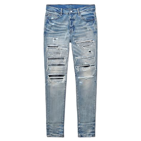 Clay Indigo Python Leather Thrasher Mike Department