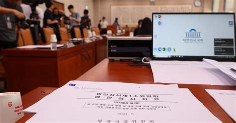 채상병 특검법 법안소위 野 단독 통과내일 입법청문회