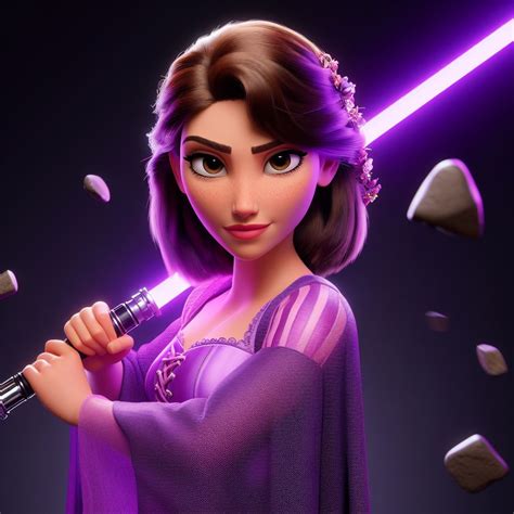 The Force Is Strong With Rapunzel By Gaugedphoton On Deviantart