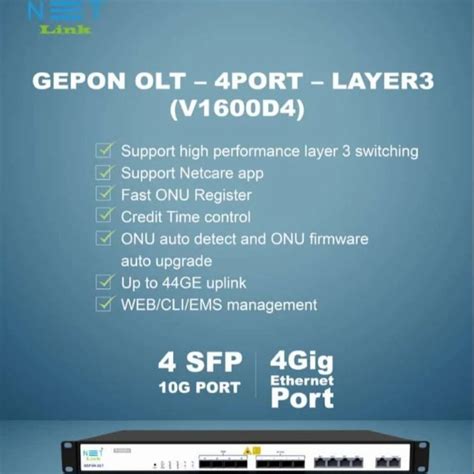 Cpu Gpon Olt 4 Port At Best Price In Vadodara Id 26754794012