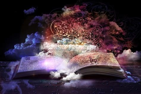 Magic Book Wallpaper Mural Wallsauce AU