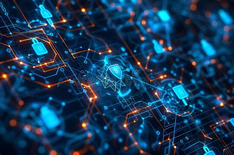 Modern Visualization Of Security Firewalls With Advanced Design Features Stock Illustration