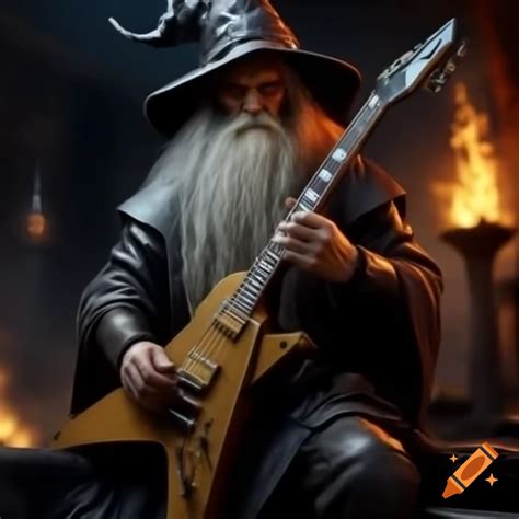 High Quality Electric Guitar With Cool Themes On Craiyon