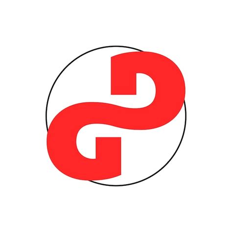 Premium Vector Gd Company Name Initial Letters Illustration