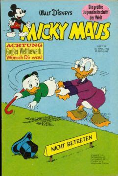 Auflistung Details Micky Maus Zeitschrift aller Jahrgänge