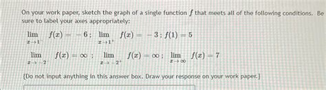 solved on your work paper sketch the graph of a single
