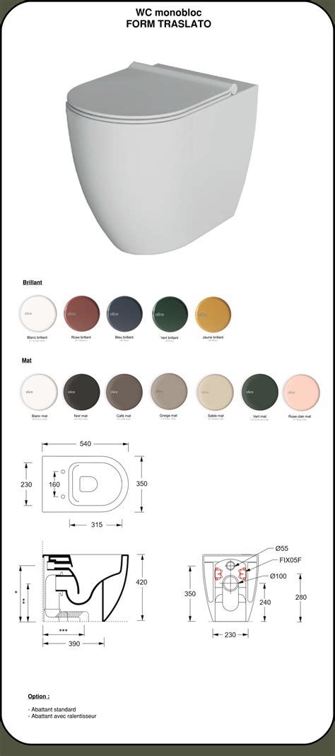 Wc Monobloc Form Traslato