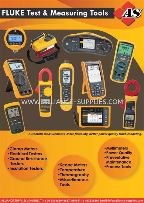 Fluke Test And Measuring Tools Fluke Test And Measuring Tools Measuring Instruments Malaysia Melaka
