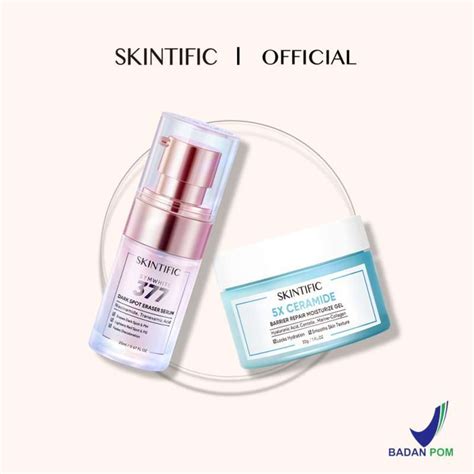 Jual Skintific 2pcs Set With Serum Cream Serum Paket Skincare