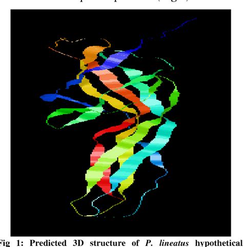 Figure 1 From In Silico Sequence Analysis Homology Modelling And