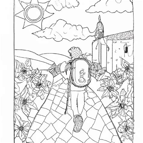 O Caminho De Santiago Desenhos Para Imprimir E Colorir