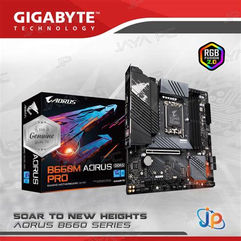 Jual Motherboard Gigabyte B660m Aorus Pro Lga1700 B660 Ddr5 Usb3 2