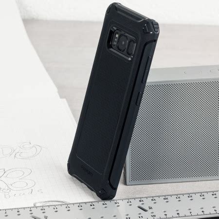 Spigen Rugged Armor Extra Samsung Galaxy S Plus Tough Case Black