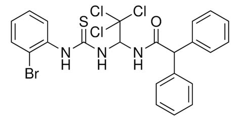 N 1 3 2 BR PHENYL THIOUREIDO 2 2 2 TRICHLORO ETHYL 2 2 DIPHENYL