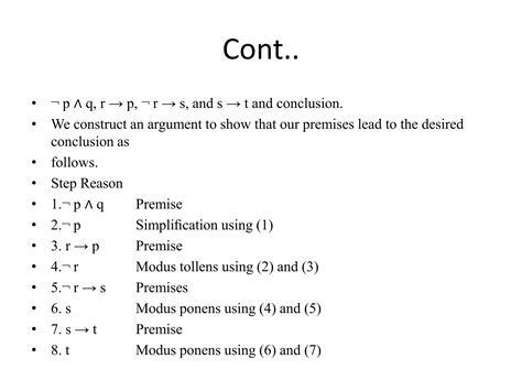 17 Using Rules Of Inference To Build Arguments Pptx