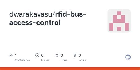 GitHub Dwarakavasu Rfid Bus Access Control