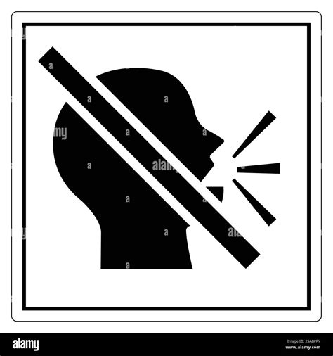 Keep Silence Symbol On White Background Stock Vector Image And Art Alamy