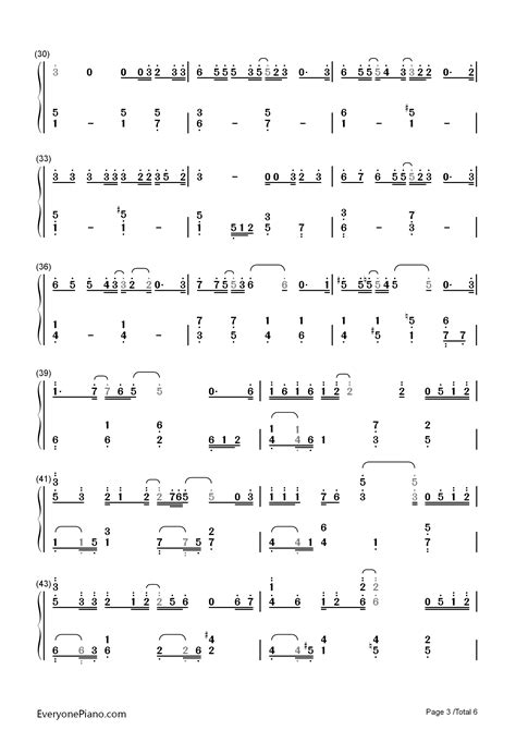 不是眼淚的錯 涙のせいじゃない 篠田麻裏子雙手簡譜預覽 Eop線上樂譜架
