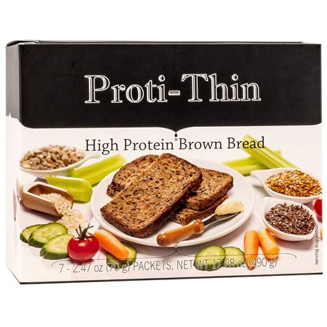 Proti Thin High Protein Brown Bread 15g Protein Low