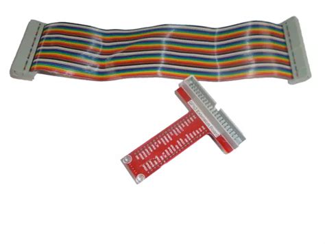 Raspberry Pi 4 5 T Type Gpio Expansion Board And 40p Flat Cable For Std Breadboard £8 99 Picclick Uk
