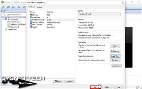 How To Increase Hard Disk Space In Vmware Sysnettech Solutions